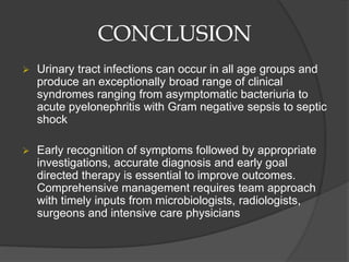 urinary tract infections in critical care | PPTX
