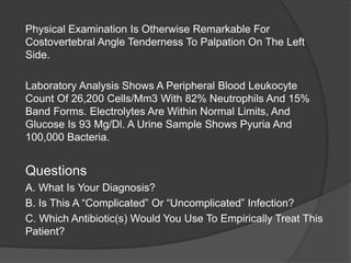 urinary tract infections in critical care | PPTX