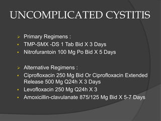 urinary tract infections in critical care | PPTX