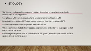 Urinary tract infection special | PPTX