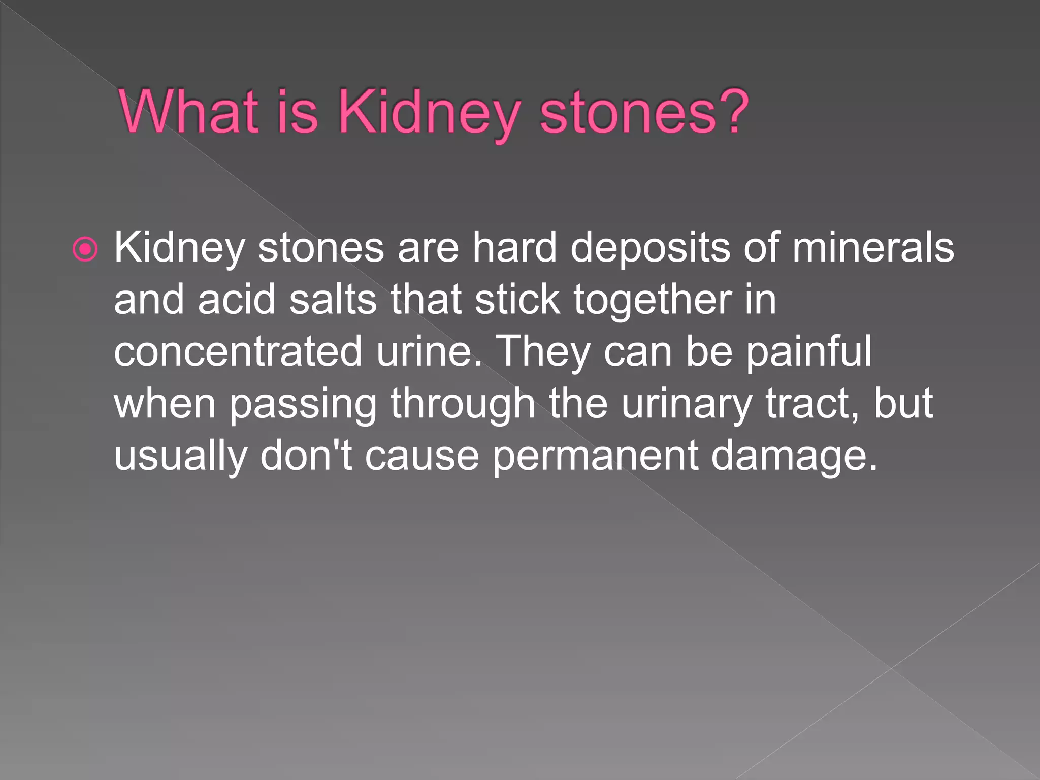 Urinary tract infection (uti) and kidney stones | PPT