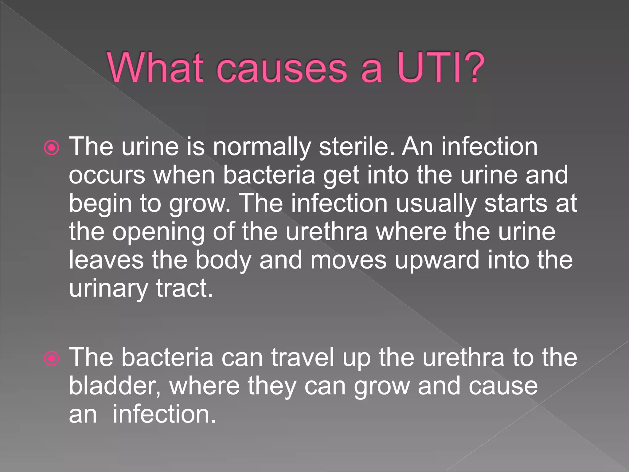 Urinary tract infection (uti) and kidney stones | PPT