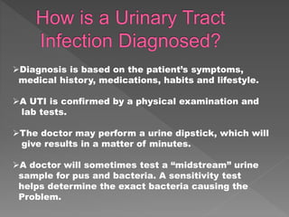 Urinary tract infection (uti) and kidney stones | PPT