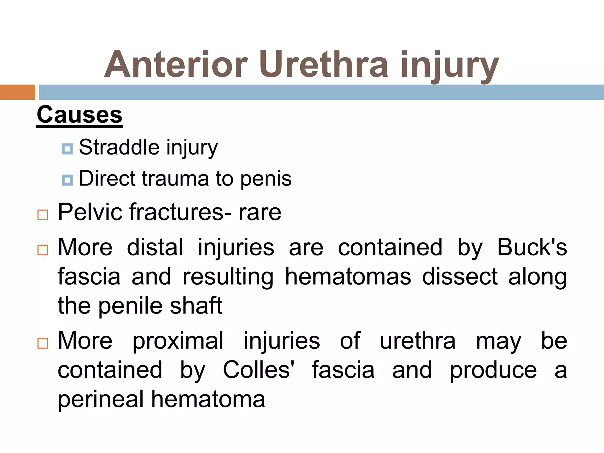Urinary tract injury (kidney injury) | PPTX