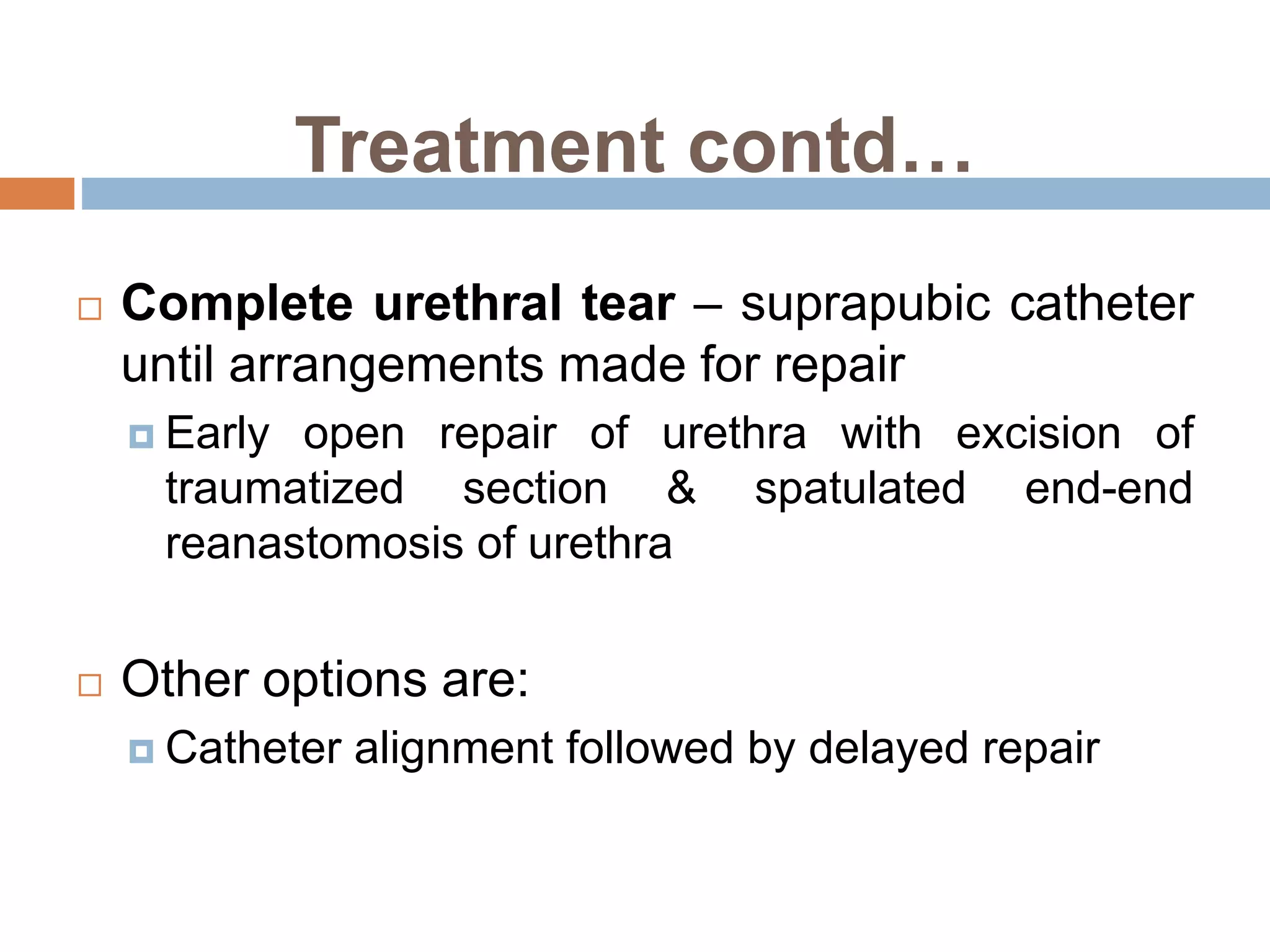 Urinary tract injury (kidney injury) | PPTX