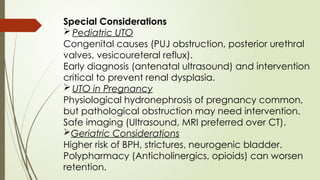 Urinary Tract Obstruction in patientspptx | PPTX