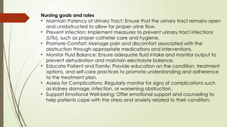 Urinary Tract Obstruction in patientspptx | PPTX