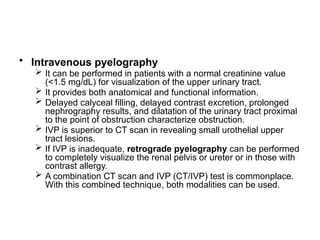 URINARY TRACT OBSTRUCTION in the kidney of a human being.pptx