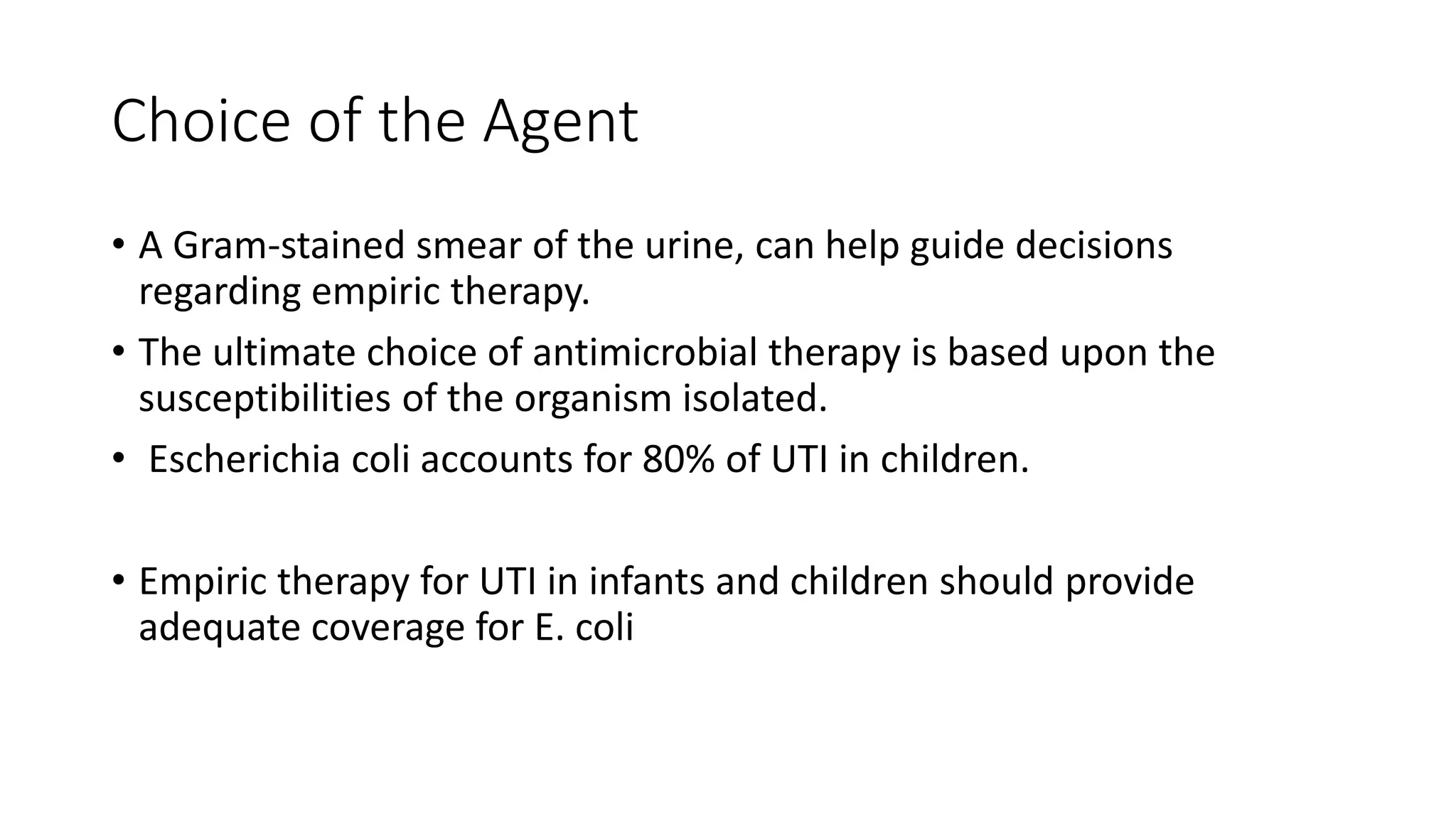 Urinary tracts infections in pediatrics (UTI) | PPTX