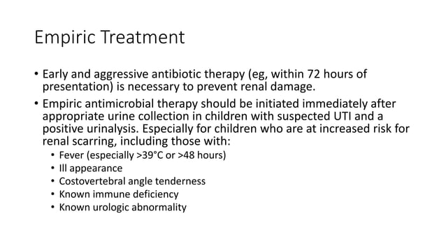 Urinary tracts infections in pediatrics (UTI) | PPTX | Digestive ...