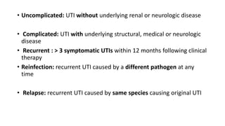 Urinary tracts infections in pediatrics (UTI) | PPTX