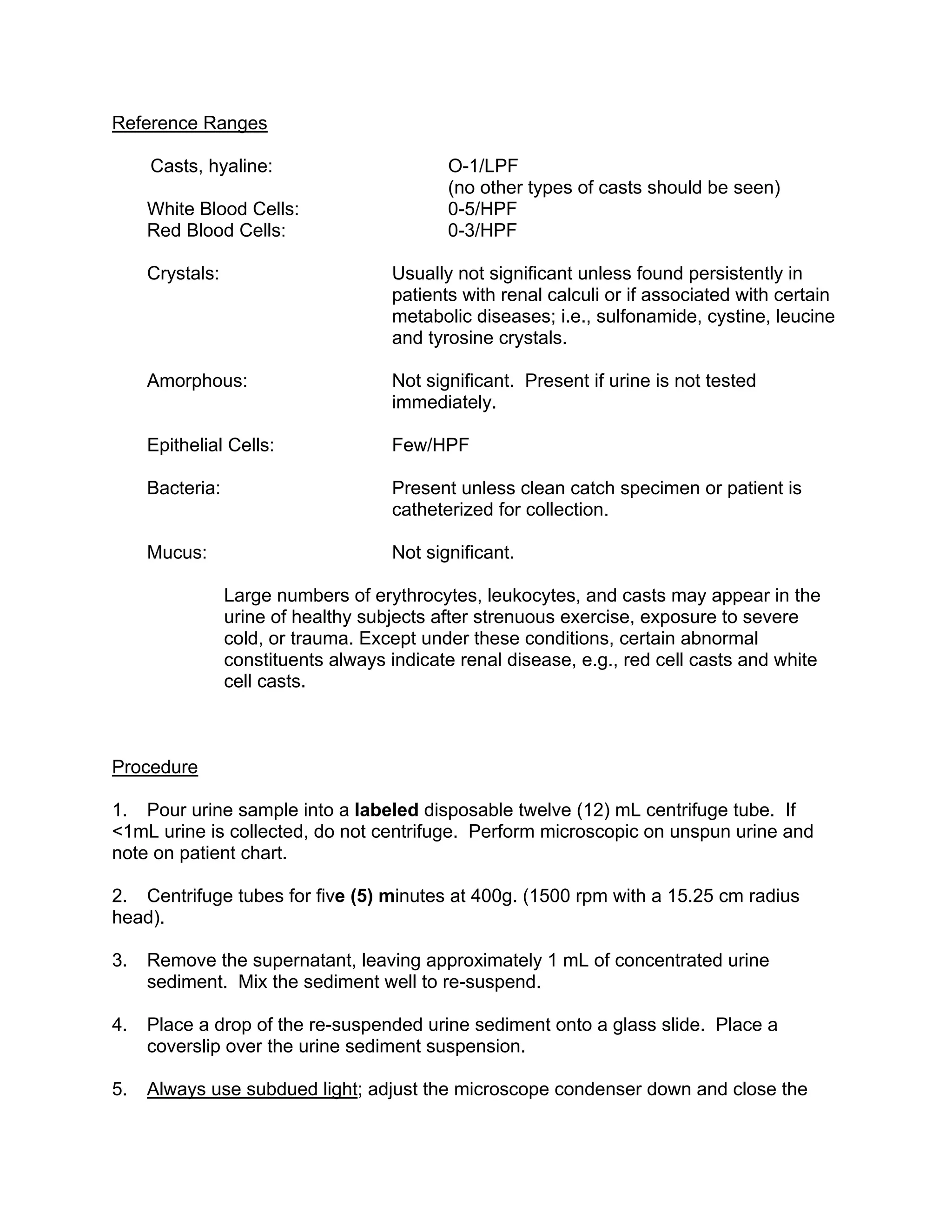 Urine examination | PDF