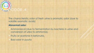 UrineUrine sample collection and examination .pptx