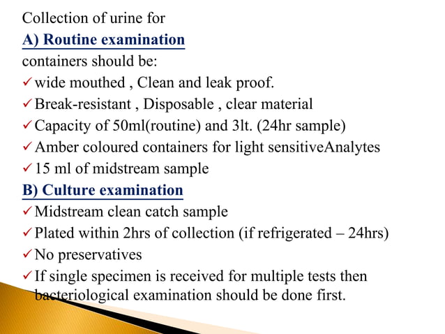 Urine -Physical and Chemical Examination and Reagent Strips | PPTX