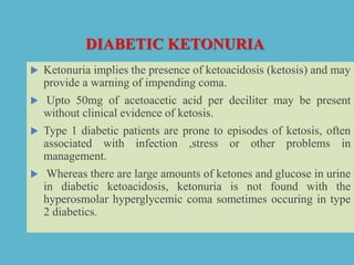 Urine acetone | PPTX