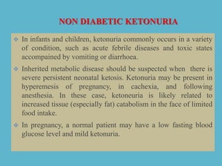 Urine acetone | PPTX