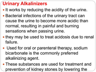 Urine Alkalizer.pptx | Digestive Disorders | Diseases and Conditions