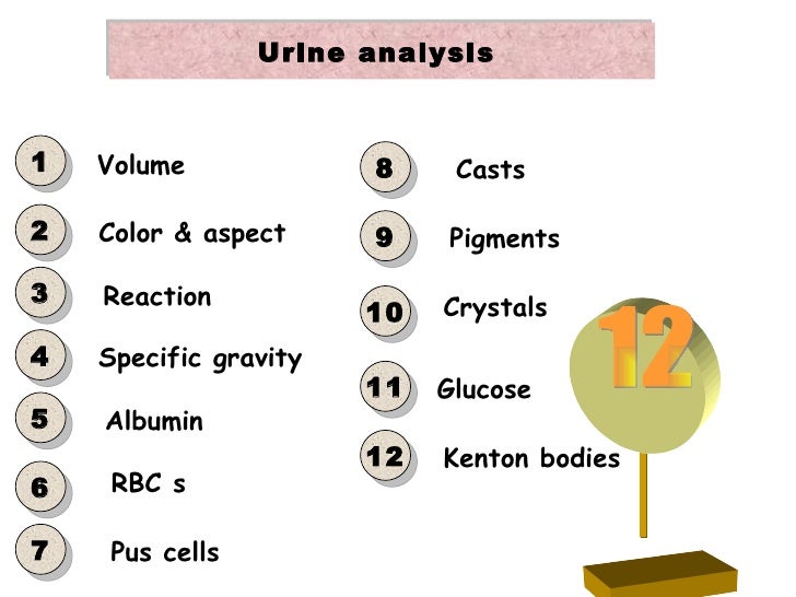 Urine analysis