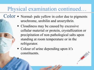 Urine analysis | PPTX