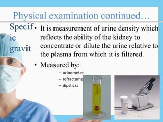 Urine analysis | PPTX