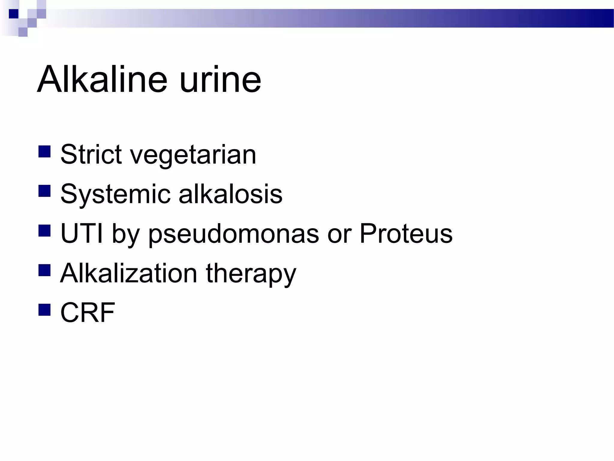 Urine analysis | PPT