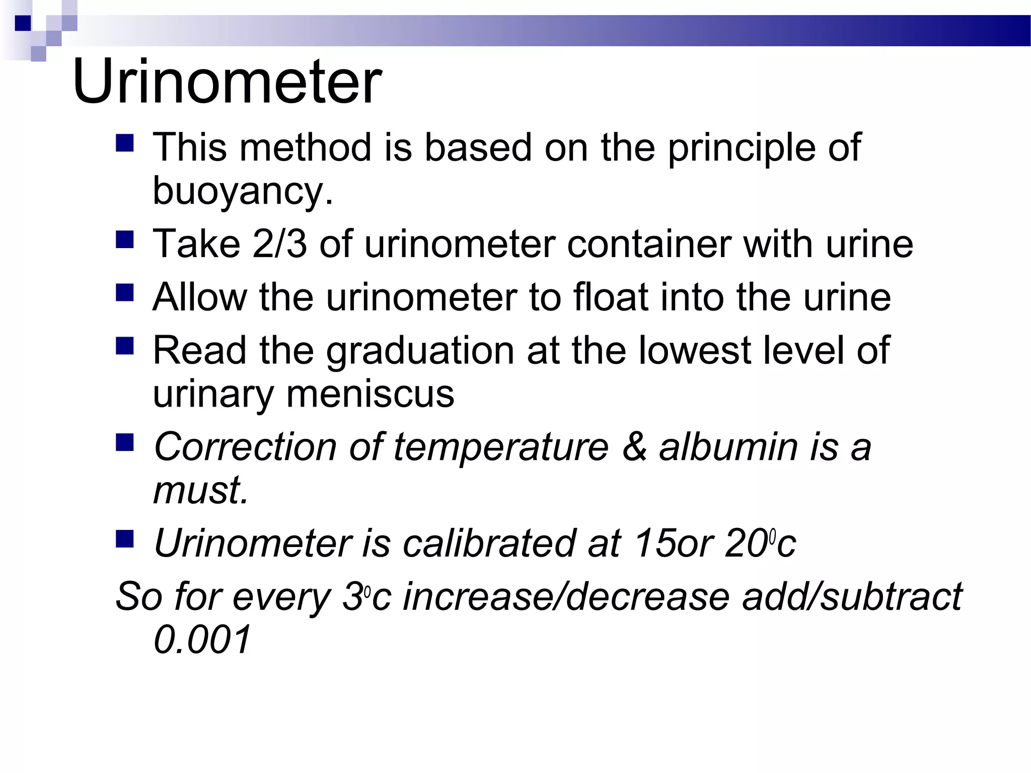 Urine analysis | PPT