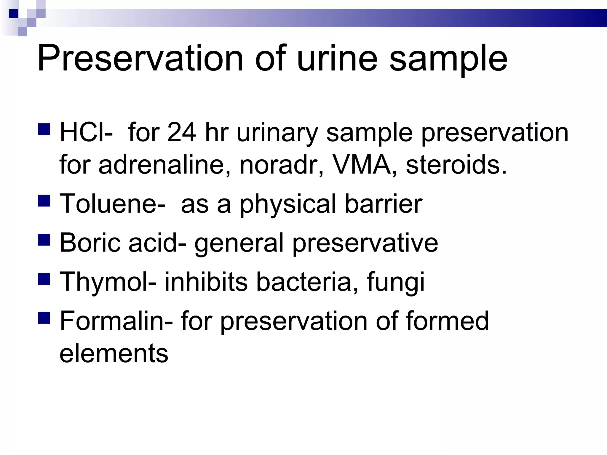 Urine analysis | PPT
