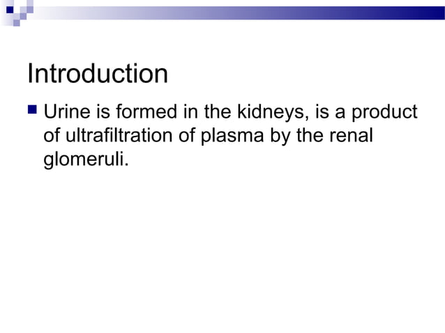 Urine analysis | PPT