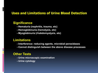 Urine analysis in pathology clinical | PPTX