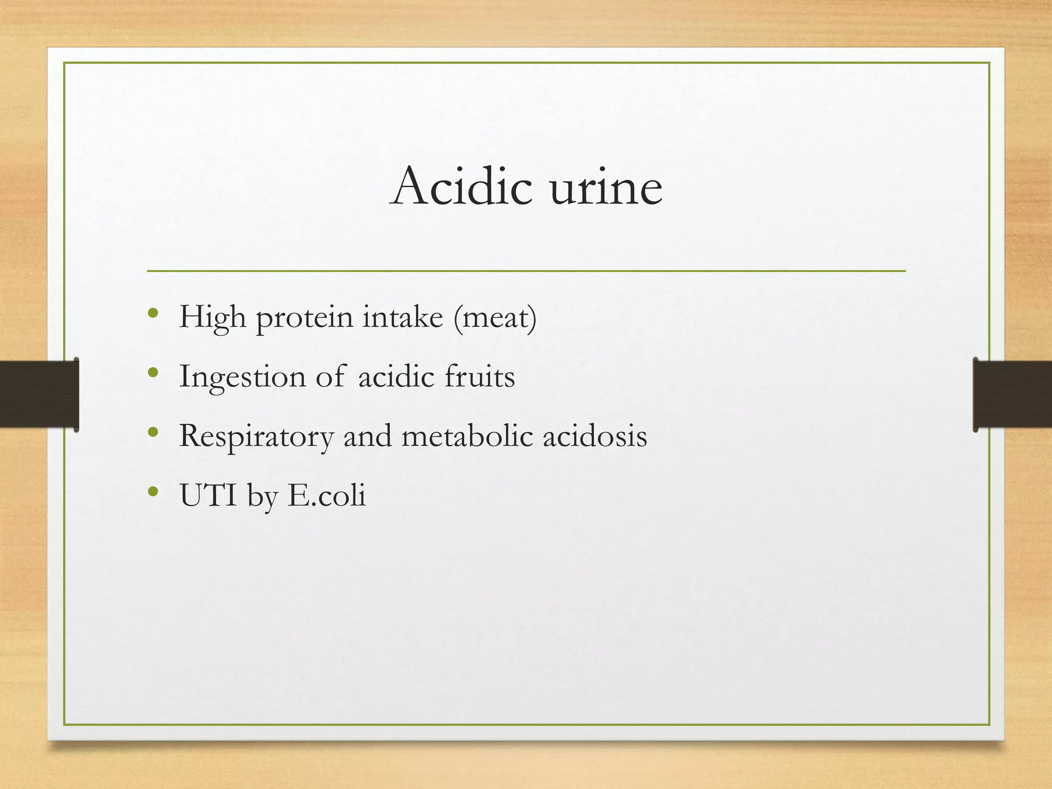 Urine analysis | PPT