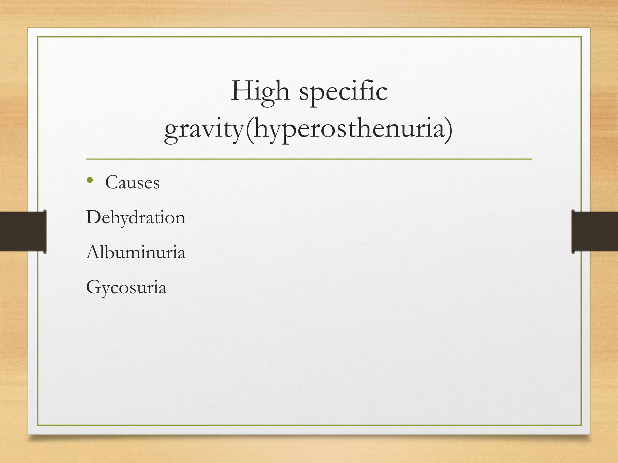 Urine analysis | PPT
