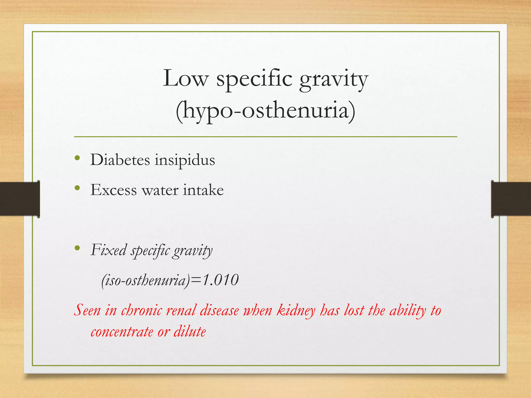 Urine analysis | PPT