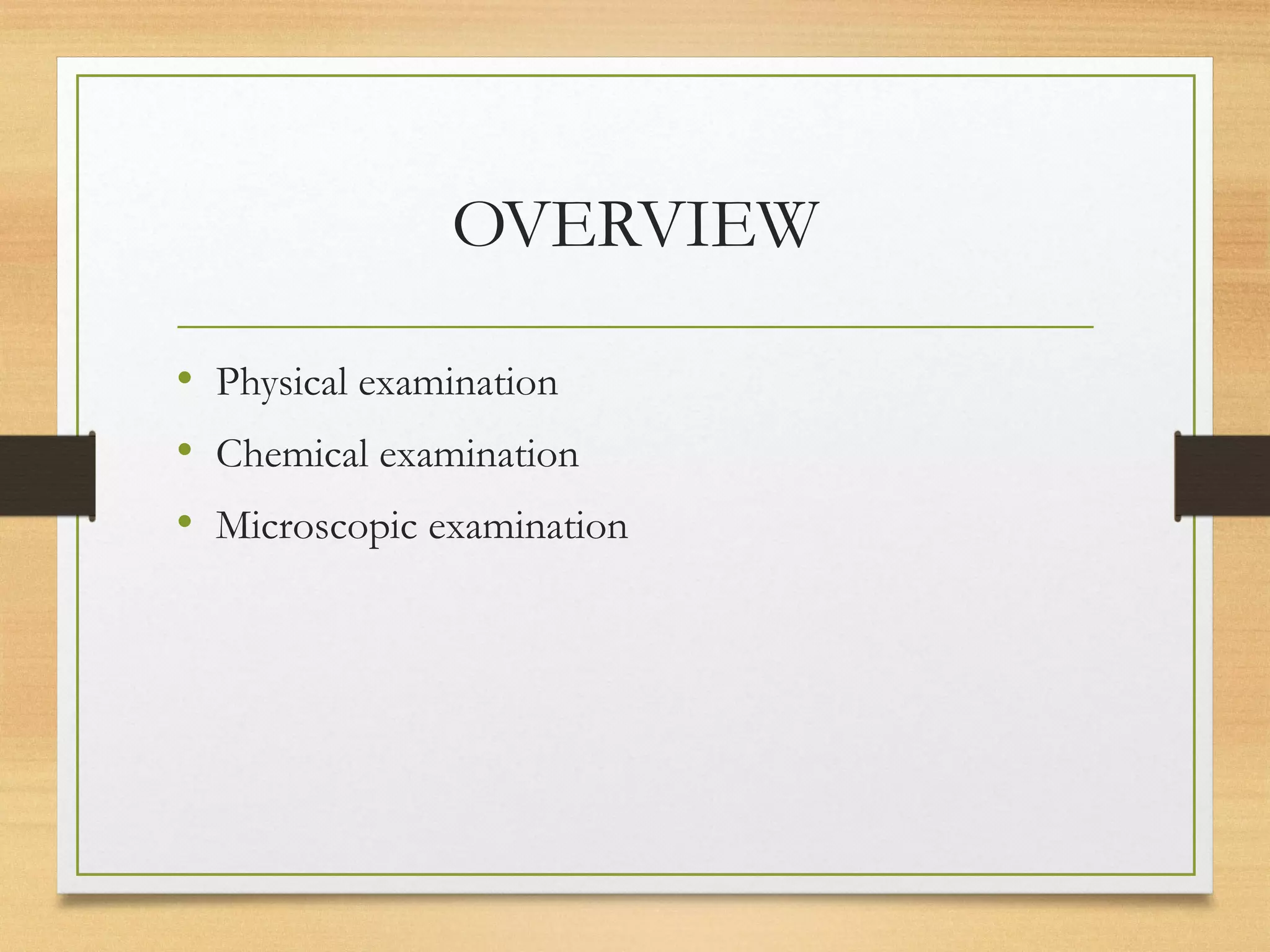 Urine analysis | PPT