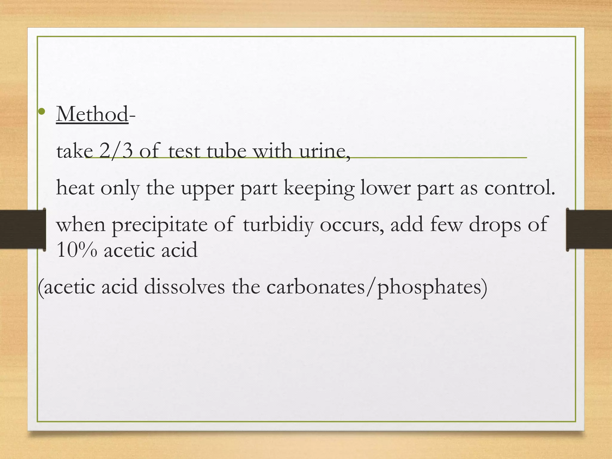 Urine analysis | PPT