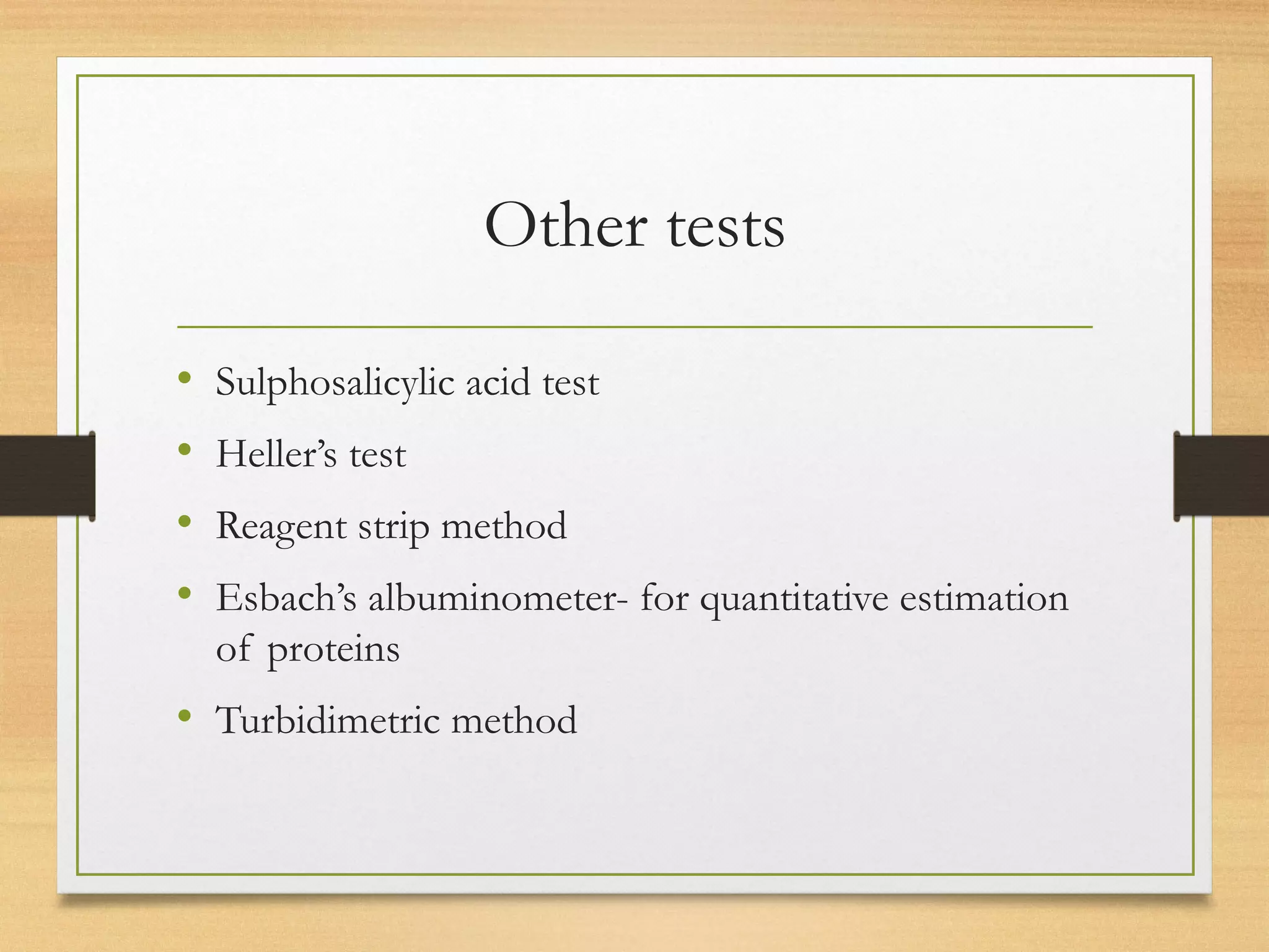 Urine analysis | PPT