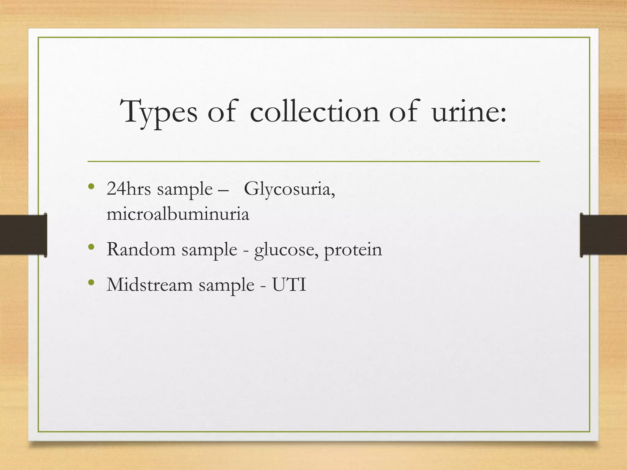 Urine analysis | PPT