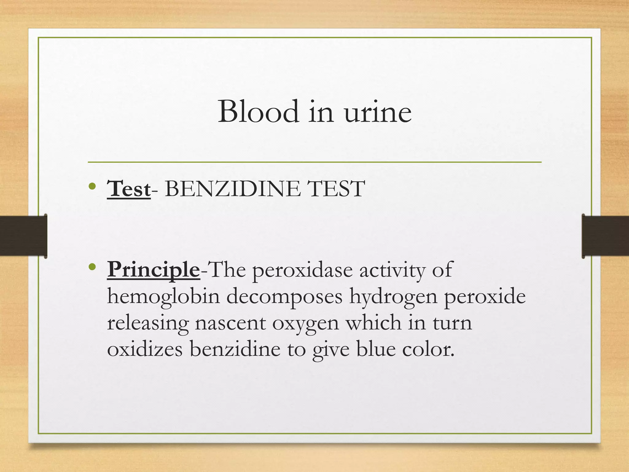 Urine analysis | PPT