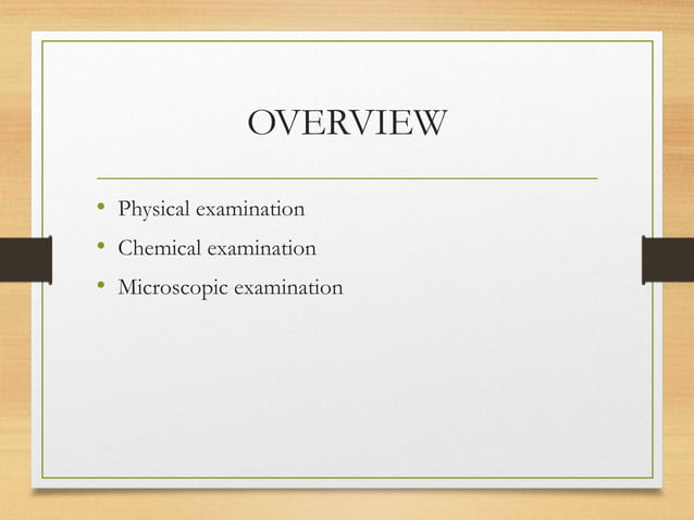 Urine analysis | PPT | Chemistry | Science