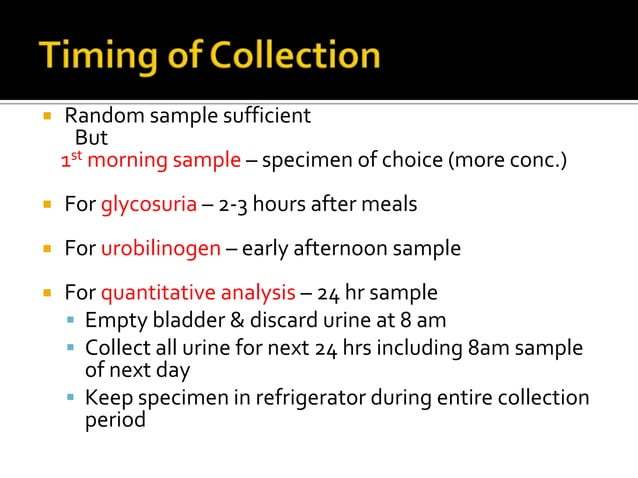 Urine analysis Part1 | PPTX