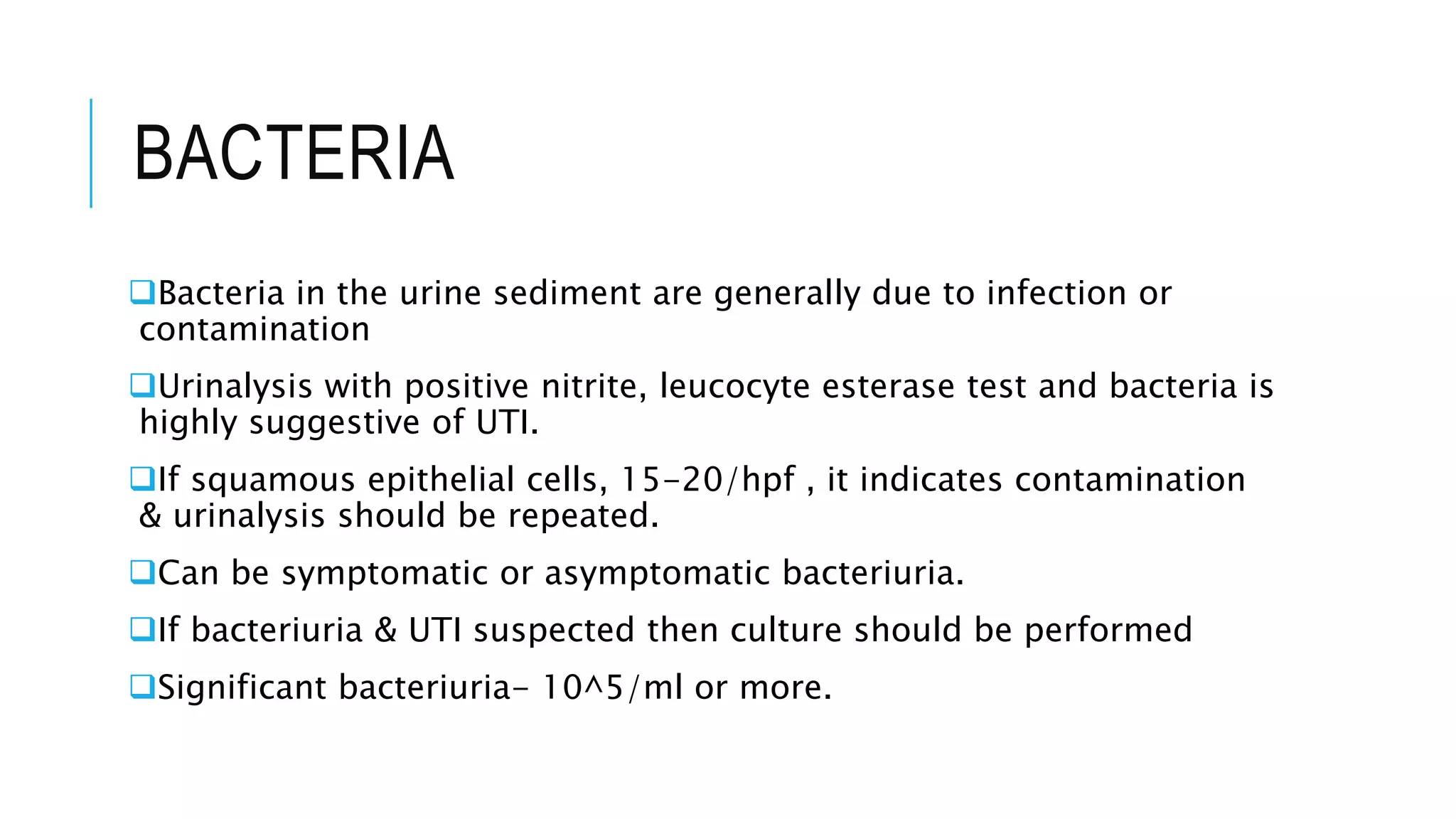 Urine analysis | PPTX