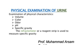 Urine Analysis and Urine Culture.pptx