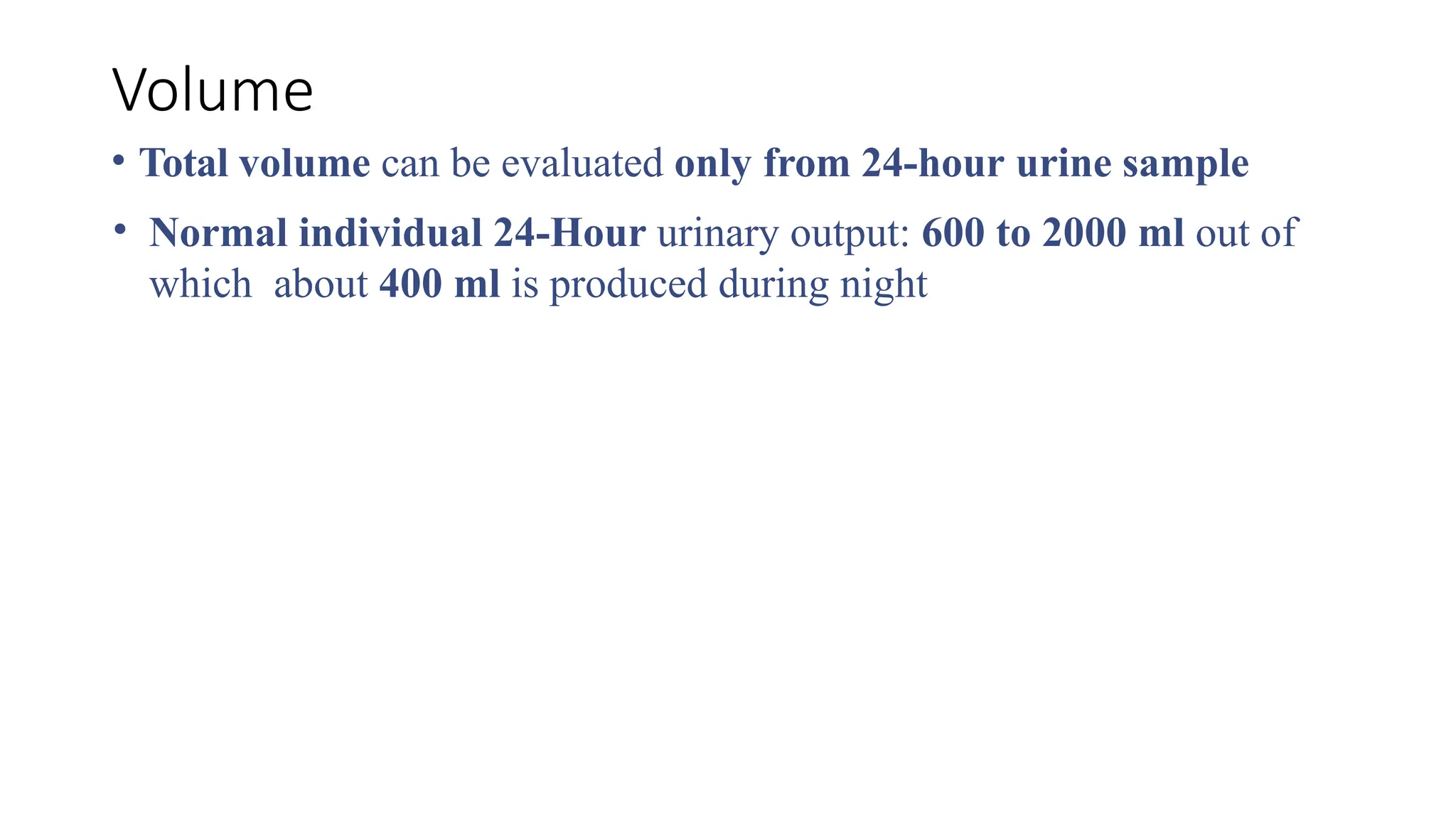 URINE Analysis with normal structure of nephron and physical ...