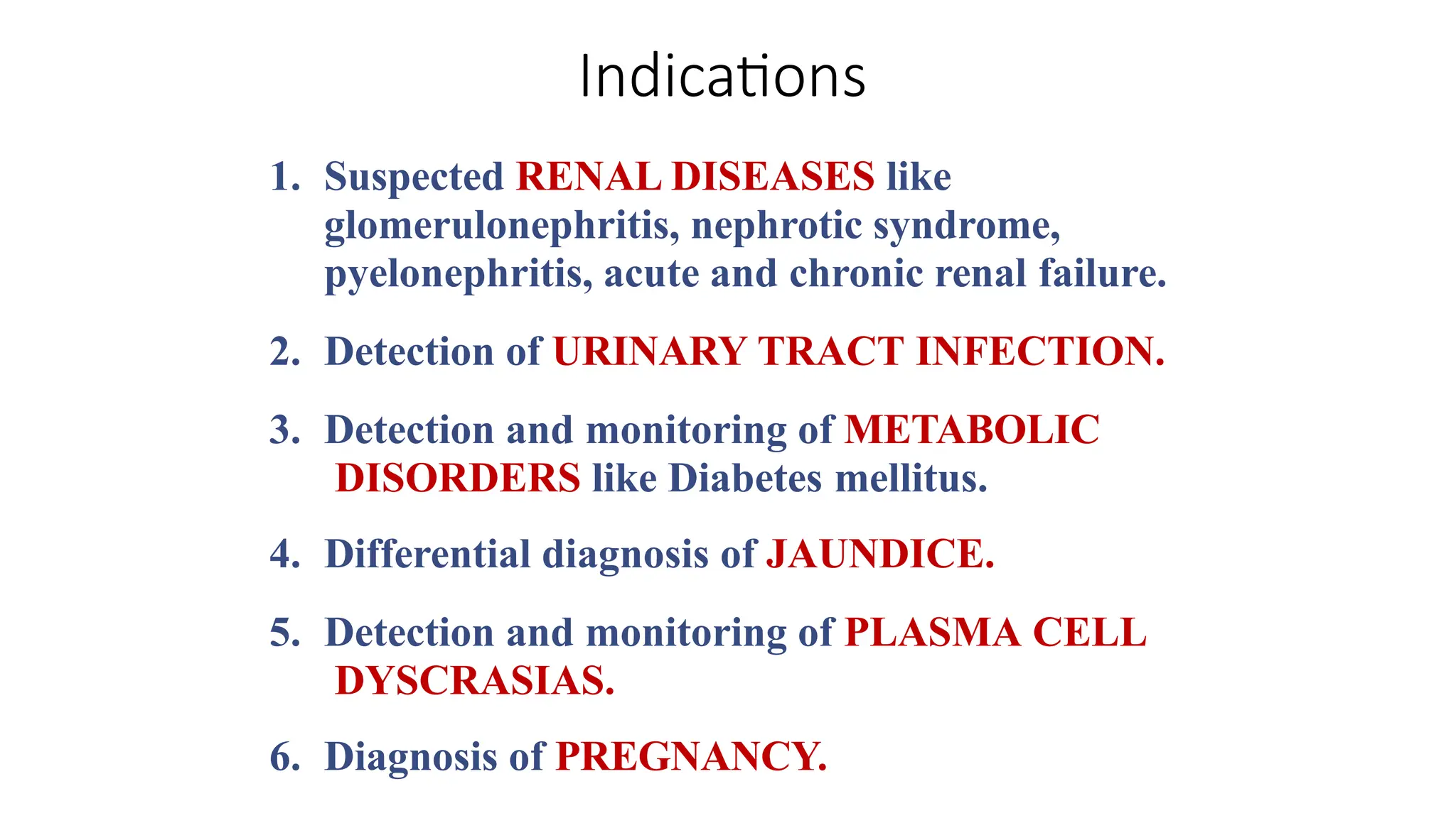 URINE Analysis with normal structure of nephron and physical ...