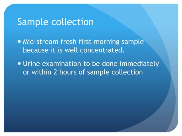 Urine analysis microscopic examination | PPTX