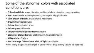 Urine analysis physical | PPT