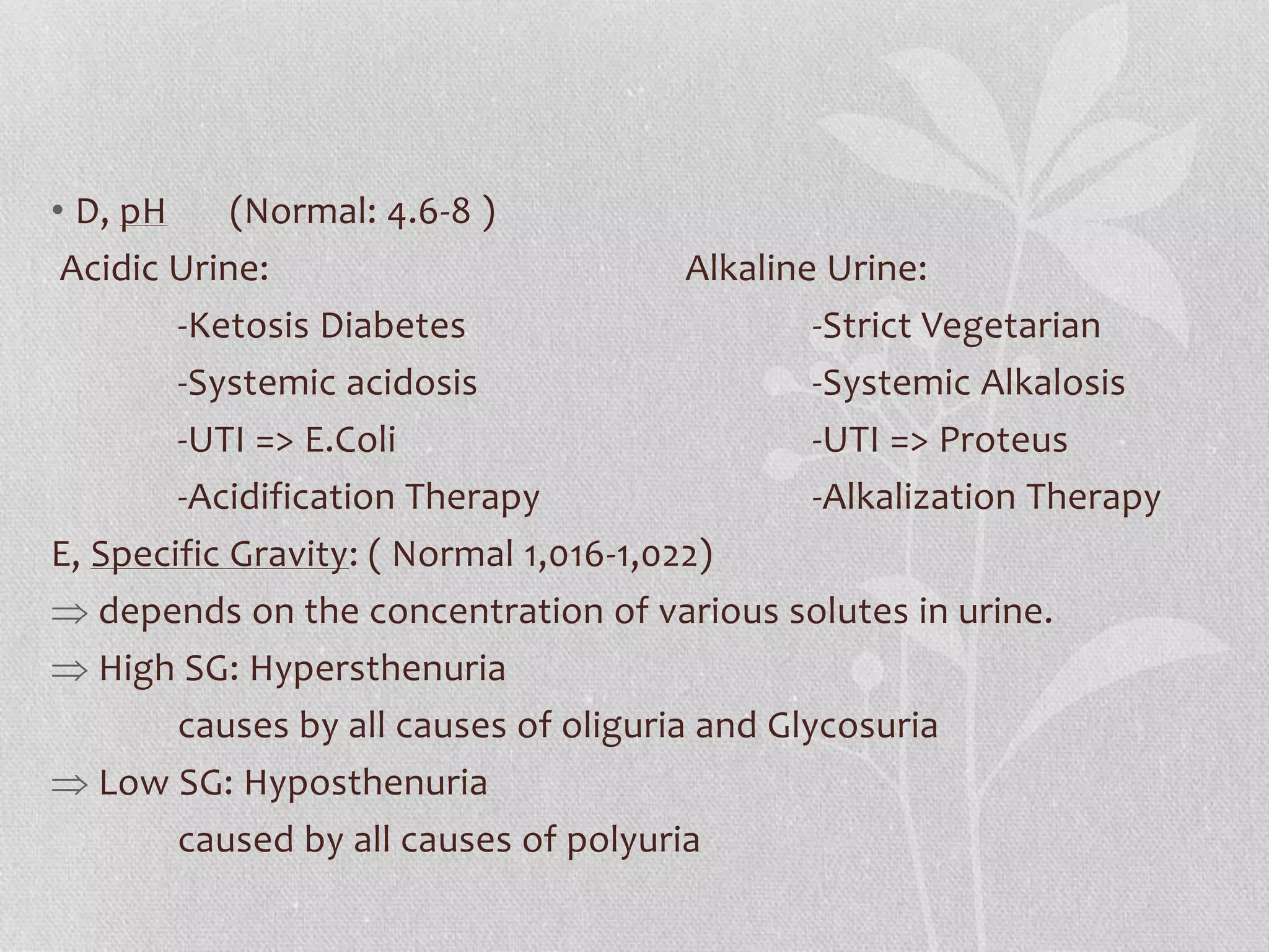 Urine analysis.ppt | PPTX