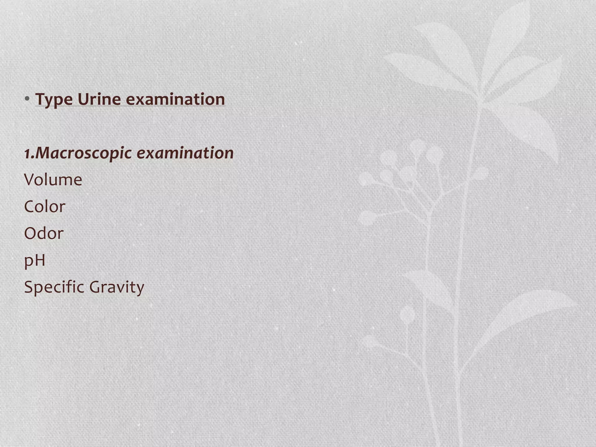 Urine analysis.ppt | PPTX