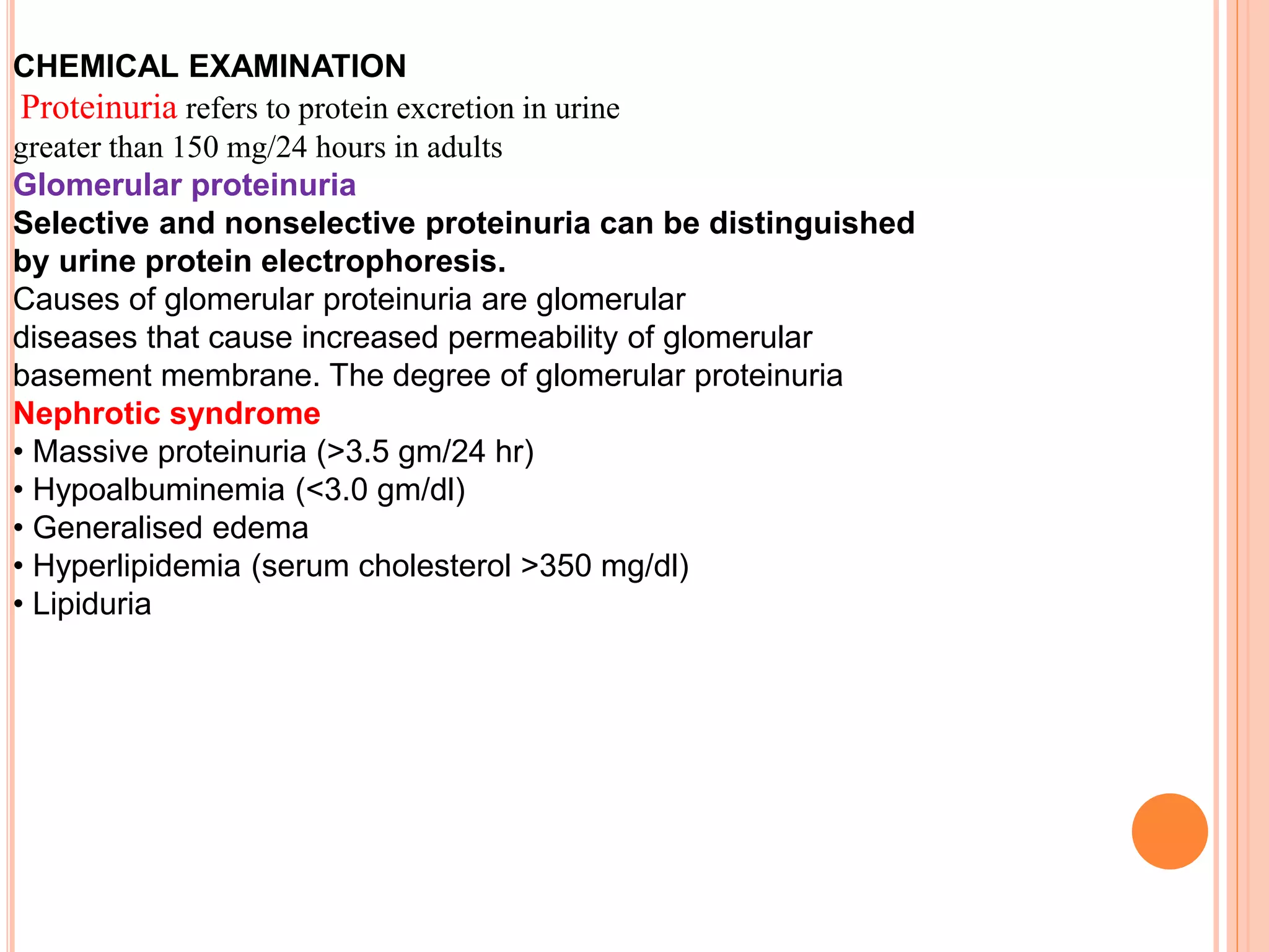 Urine analysis | PPTX