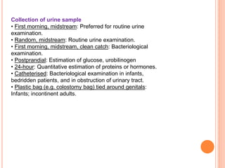 Urine analysis | PPTX