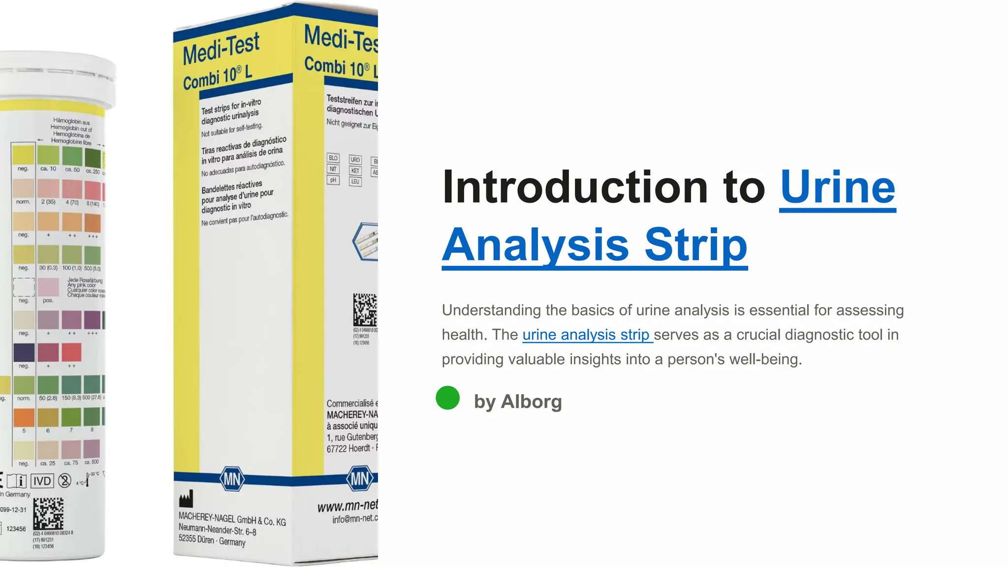 Urine Analysis Strip alborgdx Dubai.pptx